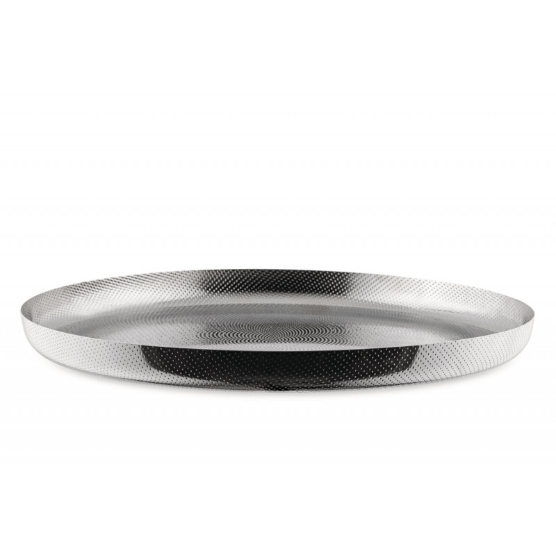 plateau de service en inox Alessi