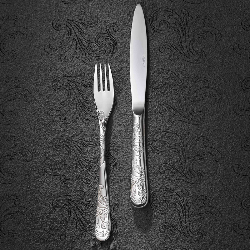8 fourchettes à dessert Couture